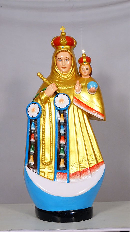 2.5 Feet Velankanni Matha Fiber Statue