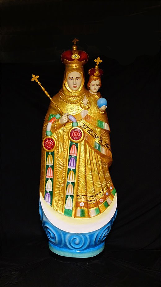 6 Feet Velankanni Matha Fiber Statue