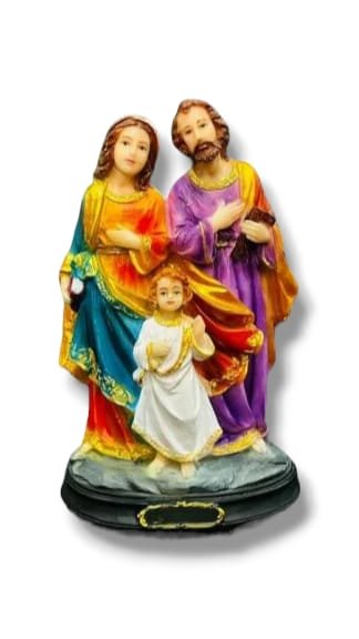 Best 12 Inch Holy Family poly marble Statue | Lacorona